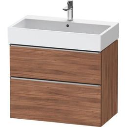 Duravit D-Neo Waschtischunterbau wandh&auml;ngend Nussbaum Matt 784x442x625 mm - DE4373070790000 DE4373070790000