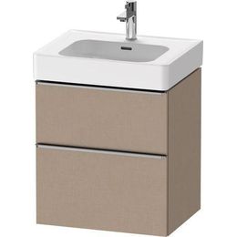 Duravit D-Neo Waschtischunterbau wandh&auml;ngend Leinen Matt 584x452x625 mm - DE4376070750000 DE4376070750000