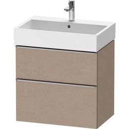 Duravit D-Neo Waschtischunterbau wandh&auml;ngend Leinen Matt 684x442x625 mm - DE4372070750000 DE4372070750000