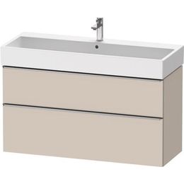 Duravit D-Neo Waschtischunterbau wandh&auml;ngend Taupe Matt 1184x442x625 mm - DE4375070910000 DE4375070910000