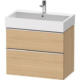 Duravit D-Neo Waschtischunterbau wandh&auml;ngend Natur Eiche Matt 784x442x625 mm - DE4373010300000 DE4373010300000