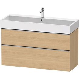 Duravit D-Neo Waschtischunterbau wandh&auml;ngend Natur Eiche Matt 1184x442x625 mm - DE4375070300000 DE4375070300000