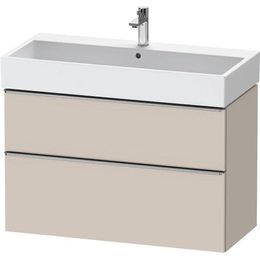Duravit D-Neo Waschtischunterbau wandh&auml;ngend Taupe Matt 984x442x625 mm - DE4374070910000 DE4374070910000