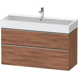 Duravit D-Neo Waschtischunterbau wandh&auml;ngend Nussbaum Matt 1184x442x625 mm - DE4375070790000 DE4375070790000