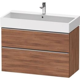 Duravit D-Neo Waschtischunterbau wandh&auml;ngend Nussbaum Matt 984x442x625 mm - DE4374070790000 DE4374070790000