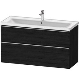 Duravit D-Neo Waschtischunterbau wandh&auml;ngend Eiche Schwarz Matt 1184x452x625 mm - DE4391070160000 DE4391070160000
