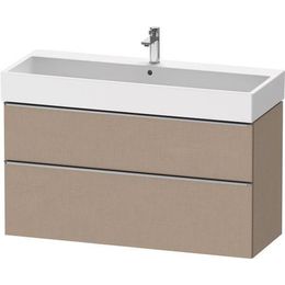Duravit D-Neo Waschtischunterbau wandh&auml;ngend Leinen Matt 1184x442x625 mm - DE4375070750000 DE4375070750000