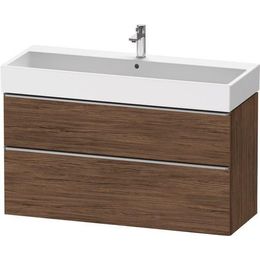 Duravit D-Neo Waschtischunterbau wandh&auml;ngend Nussbaum dunkel Matt 1184x442x625 mm - DE4375070210000 DE4375070210000