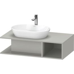 Duravit D-Neo Konsolenwaschtischunterbau wandh&auml;ngend Betongrau Matt 1000x550x260 mm - DE492900707 DE492900707