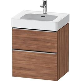 Duravit D-Neo Waschtischunterbau wandh&auml;ngend Nussbaum Matt 584x452x625 mm - DE4376070790000 DE4376070790000