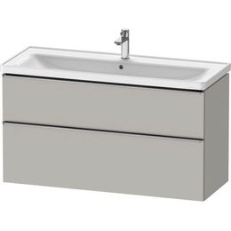 Duravit D-Neo Waschtischunterbau wandh&auml;ngend Betongrau Matt 1184x452x625 mm - DE4391070070000 DE4391070070000