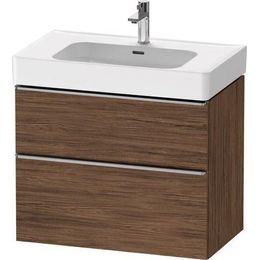 Duravit D-Neo Waschtischunterbau wandh&auml;ngend Nussbaum dunkel Matt 784x452x625 mm - DE4377070210000 DE4377070210000