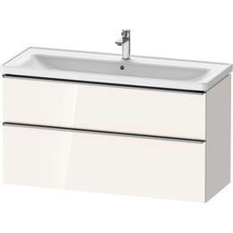 Duravit D-Neo Waschtischunterbau wandh&auml;ngend Wei&szlig; Hochglanz 1184x452x625 mm - DE4391070220000 DE4391070220000