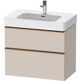 Duravit D-Neo Waschtischunterbau wandh&auml;ngend Taupe Matt 784x452x625 mm - DE4377004910000 DE4377004910000