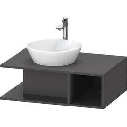 Duravit D-Neo Konsolenwaschtischunterbau wandh&auml;ngend Graphit Matt 800x550x260 mm - DE492804949 DE492804949