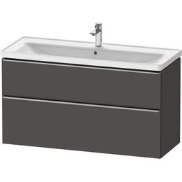Duravit D-Neo Waschtischunterbau wandh&auml;ngend Graphit Matt 1184x452x625 mm - DE4391070490000 DE4391070490000