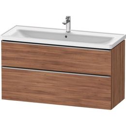 Duravit D-Neo Waschtischunterbau wandh&auml;ngend Nussbaum Matt 1184x452x625 mm - DE4391070790000 DE4391070790000