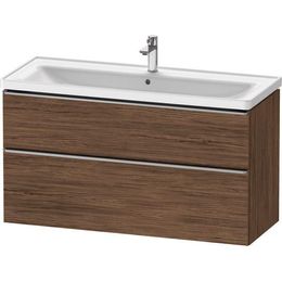 Duravit D-Neo Waschtischunterbau wandh&auml;ngend Nussbaum dunkel Matt 1184x452x625 mm - DE4391070210000 DE4391070210000