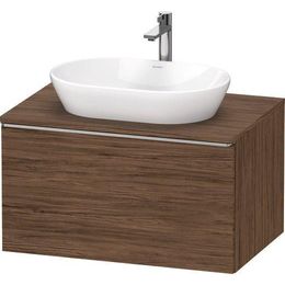 Duravit D-Neo Konsolenwaschtischunterbau wandh&auml;ngend Nussbaum dunkel Matt 800x550x459 mm - DE4947070 DE4947070210000