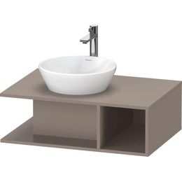 Duravit D-Neo Konsolenwaschtischunterbau wandh&auml;ngend Basalt Matt 800x550x260 mm - DE492804343 DE492804343