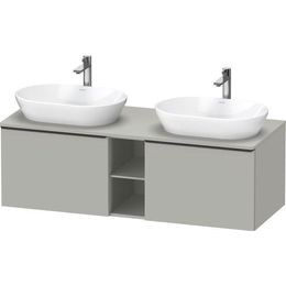 Duravit D-Neo Konsolenwaschtischunterbau wandh&auml;ngend Betongrau Matt 1400x550x459 mm - DE4950BBD07000 DE4950BBD070000