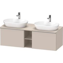 Duravit D-Neo Konsolenwaschtischunterbau wandh&auml;ngend Taupe Matt 1400x550x459 mm - DE4950B70910000 DE4950B70910000