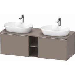 Duravit D-Neo Konsolenwaschtischunterbau wandh&auml;ngend Basalt Matt 1400x550x459 mm - DE4950B70430000 DE4950B70430000