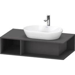 Duravit D-Neo Konsolenwaschtischunterbau wandh&auml;ngend Graphit Matt 1000x550x260 mm - DE495904949 DE495904949