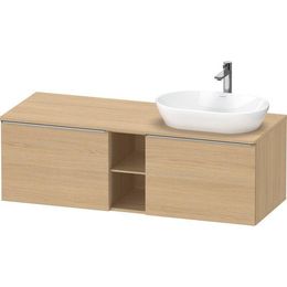 Duravit D-Neo Konsolenwaschtischunterbau wandh&auml;ngend Natur Eiche Matt 1400x550x459 mm - DE4950R70300 DE4950R70300000