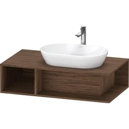 Duravit D-Neo Konsolenwaschtischunterbau wandh&auml;ngend Nussbaum dunkel Matt 1000x550x260 mm - DE495902 DE495902121