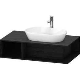 Duravit D-Neo Konsolenwaschtischunterbau wandh&auml;ngend Eiche Schwarz Matt 1000x550x260 mm - DE49590161 DE495901616