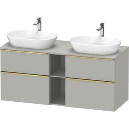 Duravit D-Neo Konsolenwaschtischunterbau wandh&auml;ngend Betongrau Matt 1400x550x664 mm - DE4970B3407000 DE4970B34070000