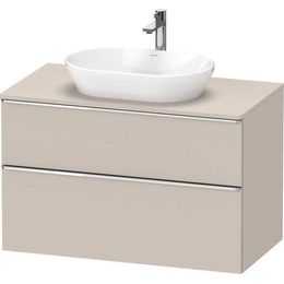Duravit D-Neo Konsolenwaschtischunterbau wandh&auml;ngend Taupe Matt 1000x550x664 mm - DE4968010910000 DE4968010910000
