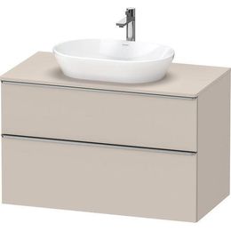 Duravit D-Neo Konsolenwaschtischunterbau wandh&auml;ngend Taupe Matt 1000x550x664 mm - DE4968070910000 DE4968070910000