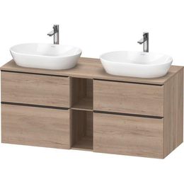 Duravit D-Neo Konsolen-Waschtischunterbau wandh&auml;ngend 1400x550x664 Az 2 Ei DE4970BBD550000