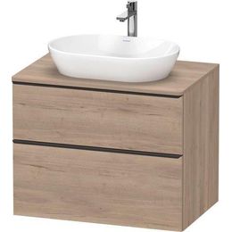Duravit D-Neo Konsolen-Waschtischunterbau wandh&auml;ngend 800x550x664 Az 1 Ei DE49670BD550000
