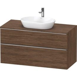 Duravit D-Neo Konsolenwaschtischunterbau wandh&auml;ngend Nussbaum dunkel Matt 1200x550x664 mm - DE496907 DE4969070210000