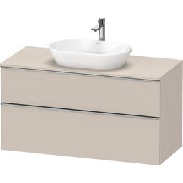 Duravit D-Neo Konsolenwaschtischunterbau wandh&auml;ngend Taupe Matt 1200x550x664 mm - DE4969070910000 DE4969070910000