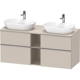 Duravit D-Neo Konsolenwaschtischunterbau wandh&auml;ngend Taupe Matt 1400x550x664 mm - DE4970B70910000 DE4970B70910000