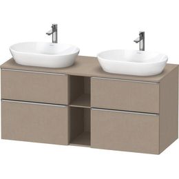 Duravit D-Neo Konsolenwaschtischunterbau wandh&auml;ngend Leinen Matt 1400x550x664 mm - DE4970B70750000 DE4970B70750000