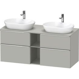 Duravit D-Neo Konsolenwaschtischunterbau wandh&auml;ngend Betongrau Matt 1400x550x664 mm - DE4970B1007000 DE4970B10070000