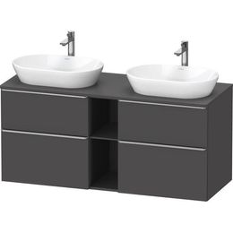 Duravit D-Neo Konsolenwaschtischunterbau wandh&auml;ngend Graphit Matt 1400x550x664 mm - DE4970B70490000 DE4970B70490000
