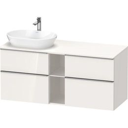 Duravit D-Neo Konsolenwaschtischunterbau wandh&auml;ngend Wei&szlig; Hochglanz 1400x550x664 mm - DE4970L7022000 DE4970L70220000