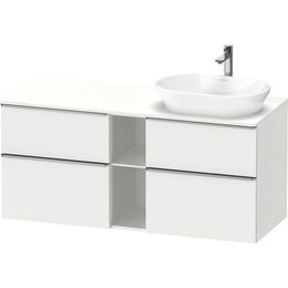 Duravit D-Neo Konsolenwaschtischunterbau wandh&auml;ngend Wei&szlig; Matt 1400x550x664 mm - DE4970R70180000 DE4970R70180000