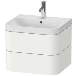Duravit Happy D.2 Plus c-shaped Set wandh&auml;ngend Wei&szlig; Seidenmatt 575x490x480 mm - HP4345O3636 HP4345O3636