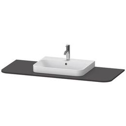 Duravit Happy D.2 Plus Konsole Graphit Supermatt 1300x550x16 mm - HP031KM8080 HP031KM8080