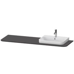 Duravit Happy D.2 Plus Konsole Graphit Supermatt 1600x550x16 mm - HP031HR8080 HP031HR8080