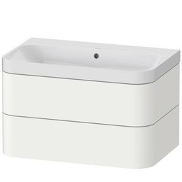 Duravit Happy D.2 Plus c-shaped Set wandh&auml;ngend Wei&szlig; Seidenmatt 775x490x480 mm - HP4347N3636 HP4347N3636