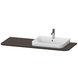 Duravit Happy D.2 Plus Konsole Nussbaum geb&uuml;rstet Matt 1300x550x16 mm - HP031KR6969 HP031KR6969