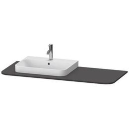 Duravit Happy D.2 Plus Konsole Graphit Supermatt 1300x550x16 mm - HP031KL8080 HP031KL8080